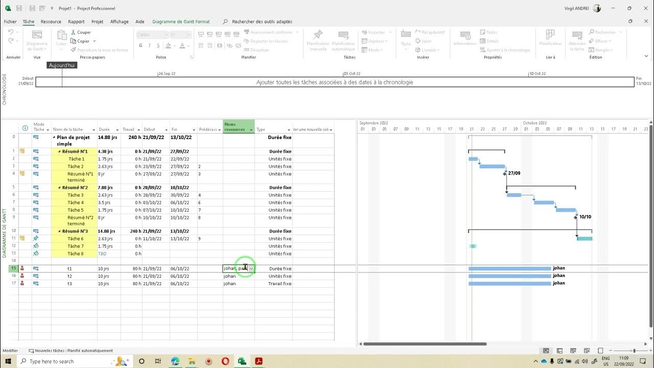 Formation gratuite Microsoft Project 4. Les types de tâches en ...