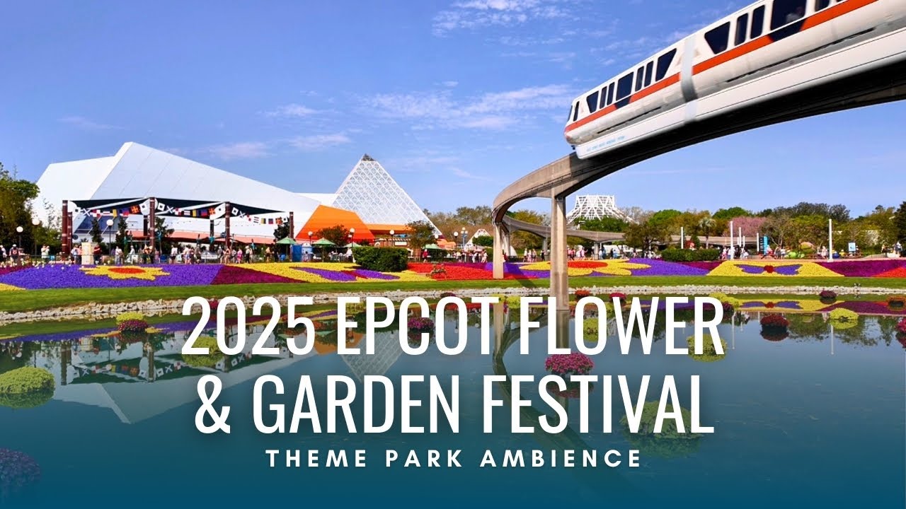EPCOT Flower & Garden Festival Afternoon Ambience | 2 Hour 4K ...