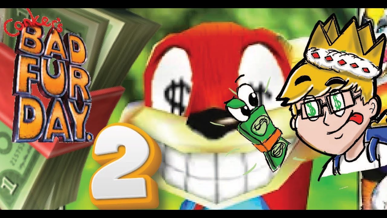 Let's Play Conker's Bad Fur Day part 2: Cheese and Bees - YouTube