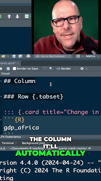 R programming for dashboards using Quarto - YouTube