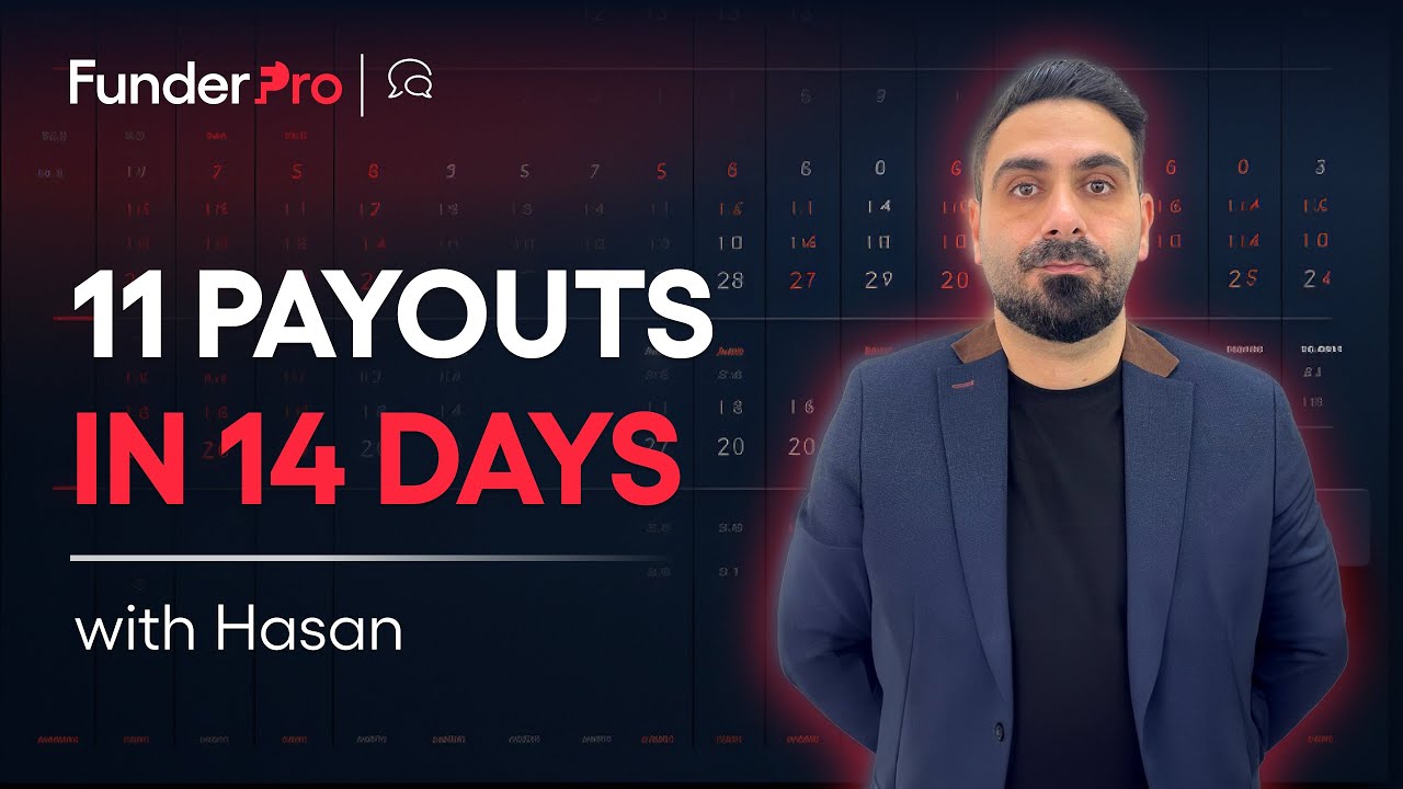 11 Payouts in 14 Days | FunderPro - YouTube