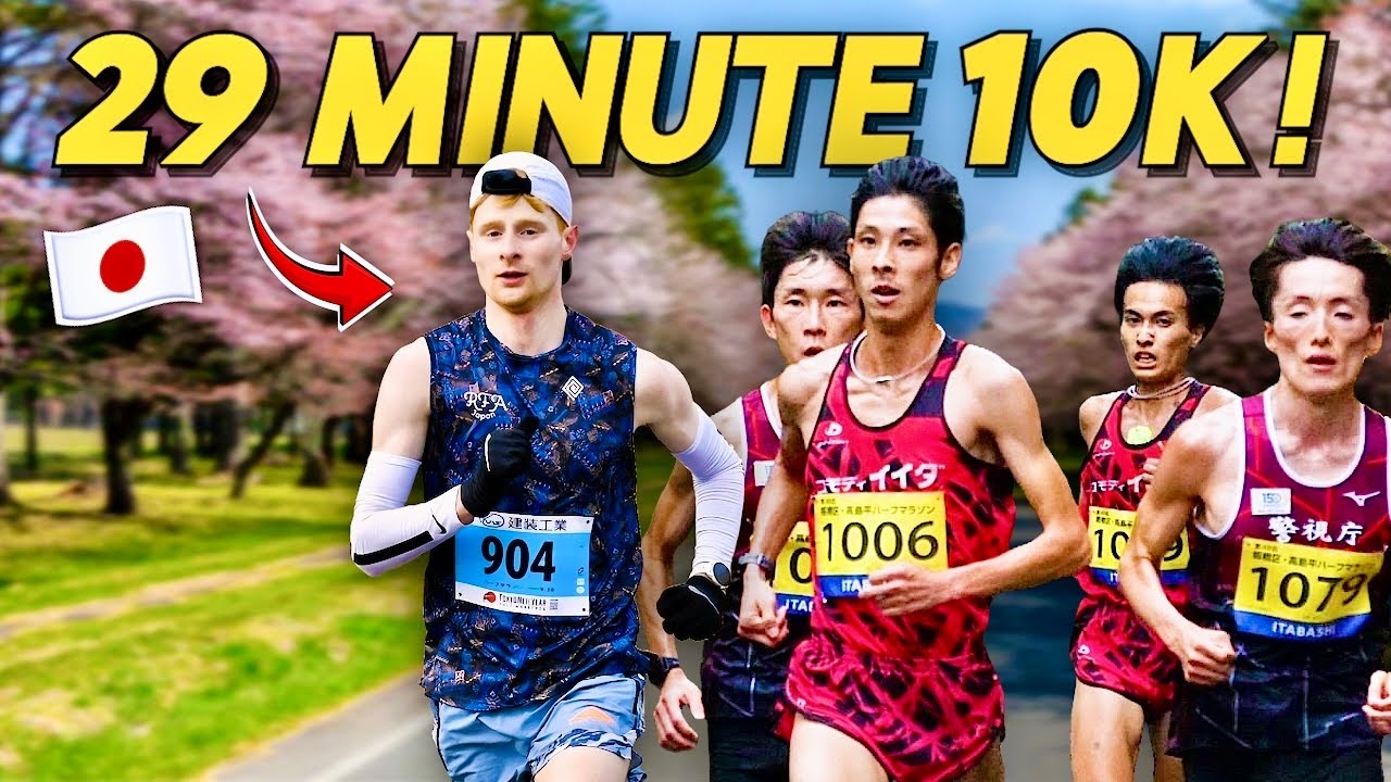 I Challenged Tokyo's FASTEST Runners to a 10k Race! - YouTube