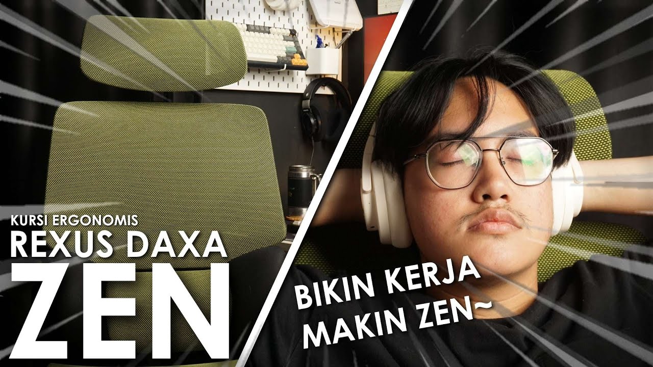 Kursi Kerja Ergonomis LOKAL Rasa INTERNASIONAL! Enak Banget! - Review Rexus Daxa Zen EC3 - YouTube