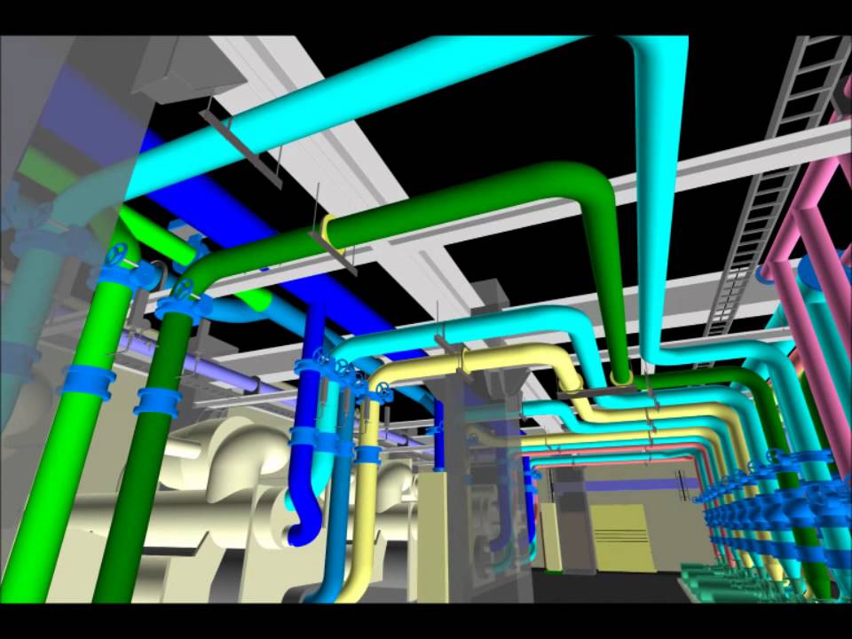 Chiller Plant (3D BIM / ISMC Design) - YouTube