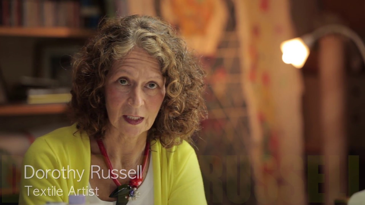 Dorothy Russell Textile Artist - YouTube