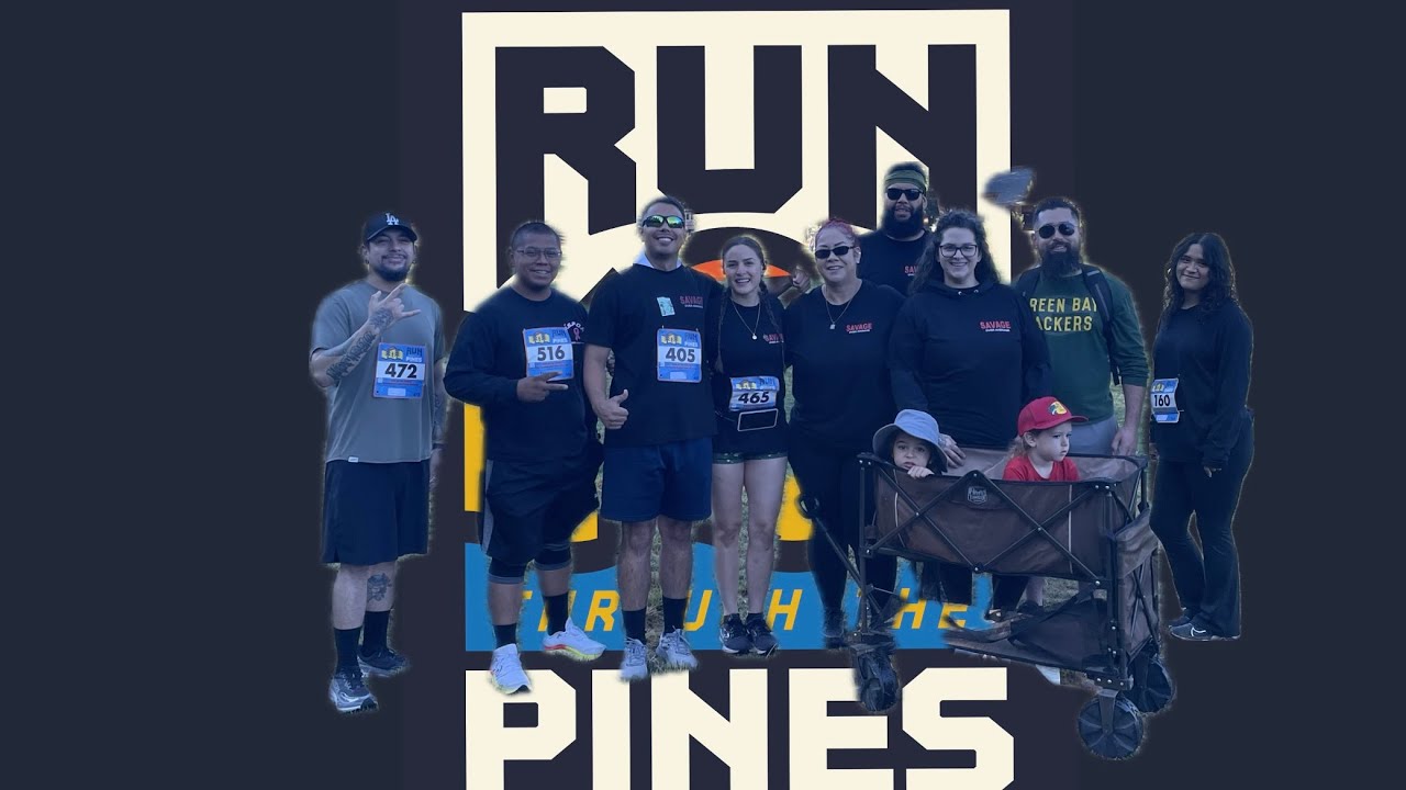 SAVAGE SQUAD FINISHES RUN THROUGH THE PINES 5k/10k - YouTube