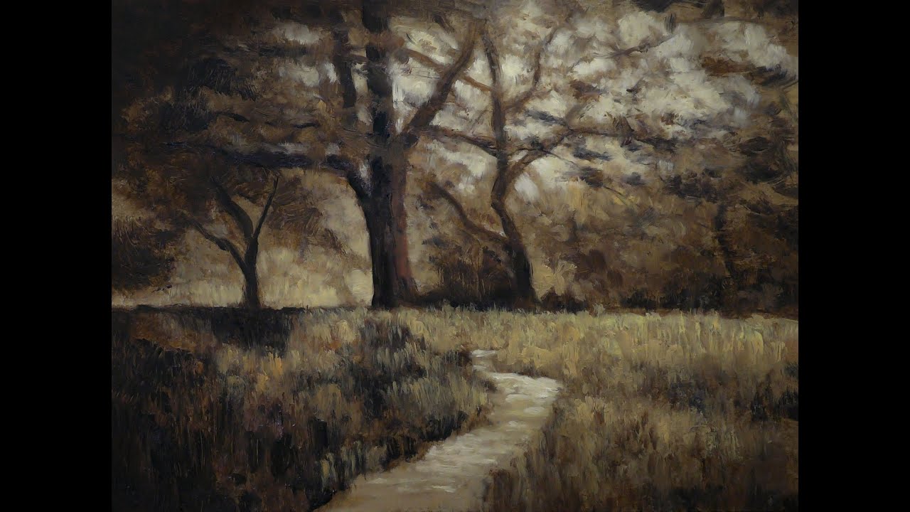 Sepia Morning 6x8 - Painting Demonstration! - YouTube