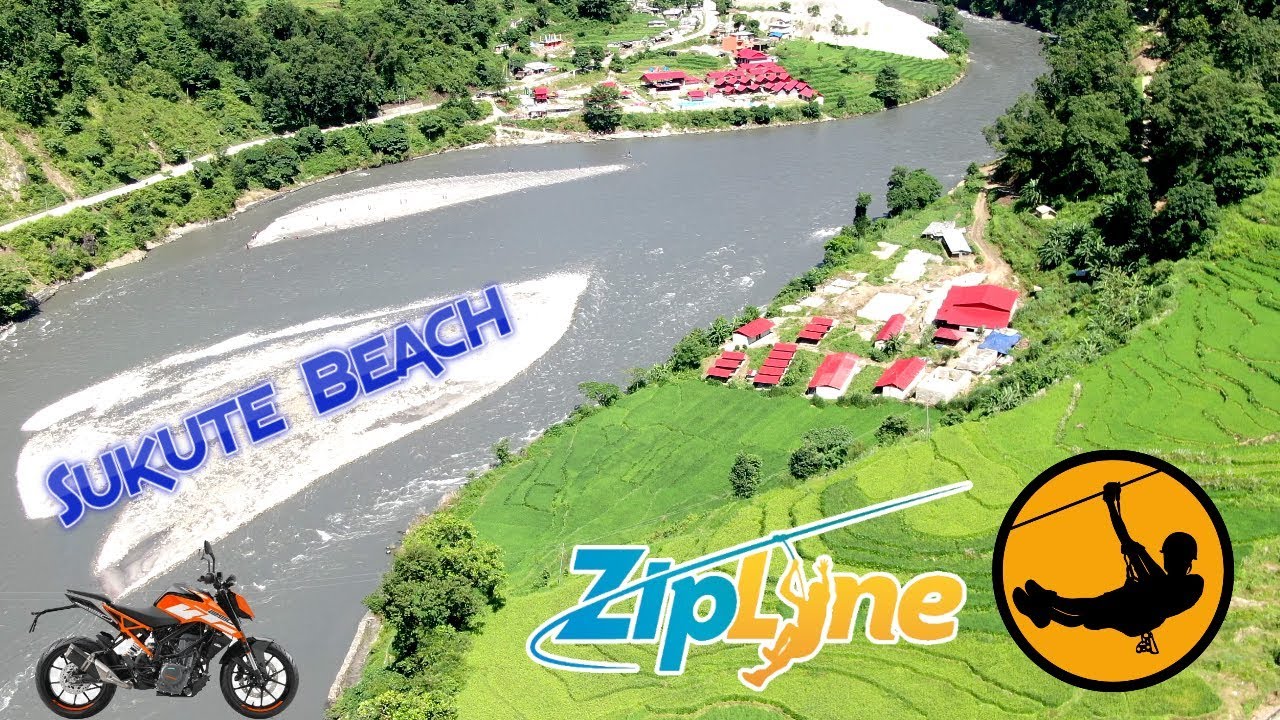 ZipLine Dhulikhel and Sukute Beach Ride | KTM Duke 250 - YouTube