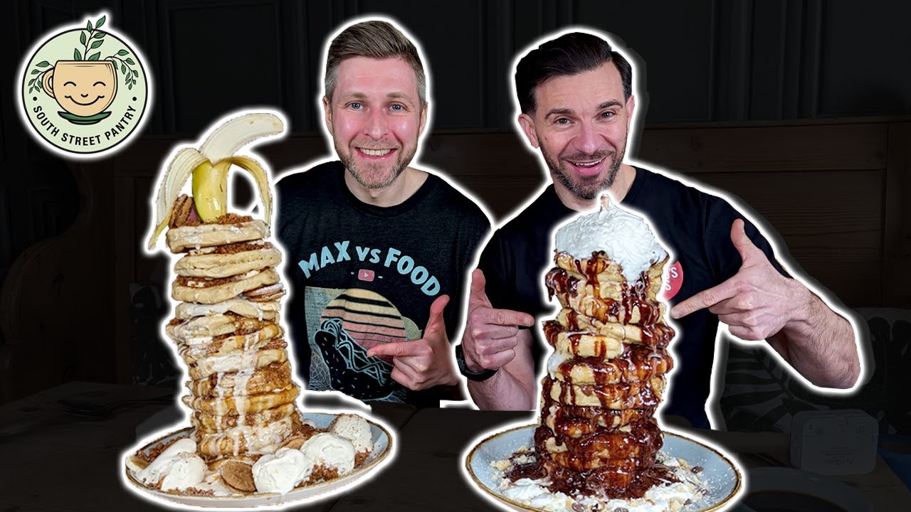 "IMPOSSIBLE" PANCAKE STACK CHALLENGE IN 15 MINUTES! @FrancosFeasts ...