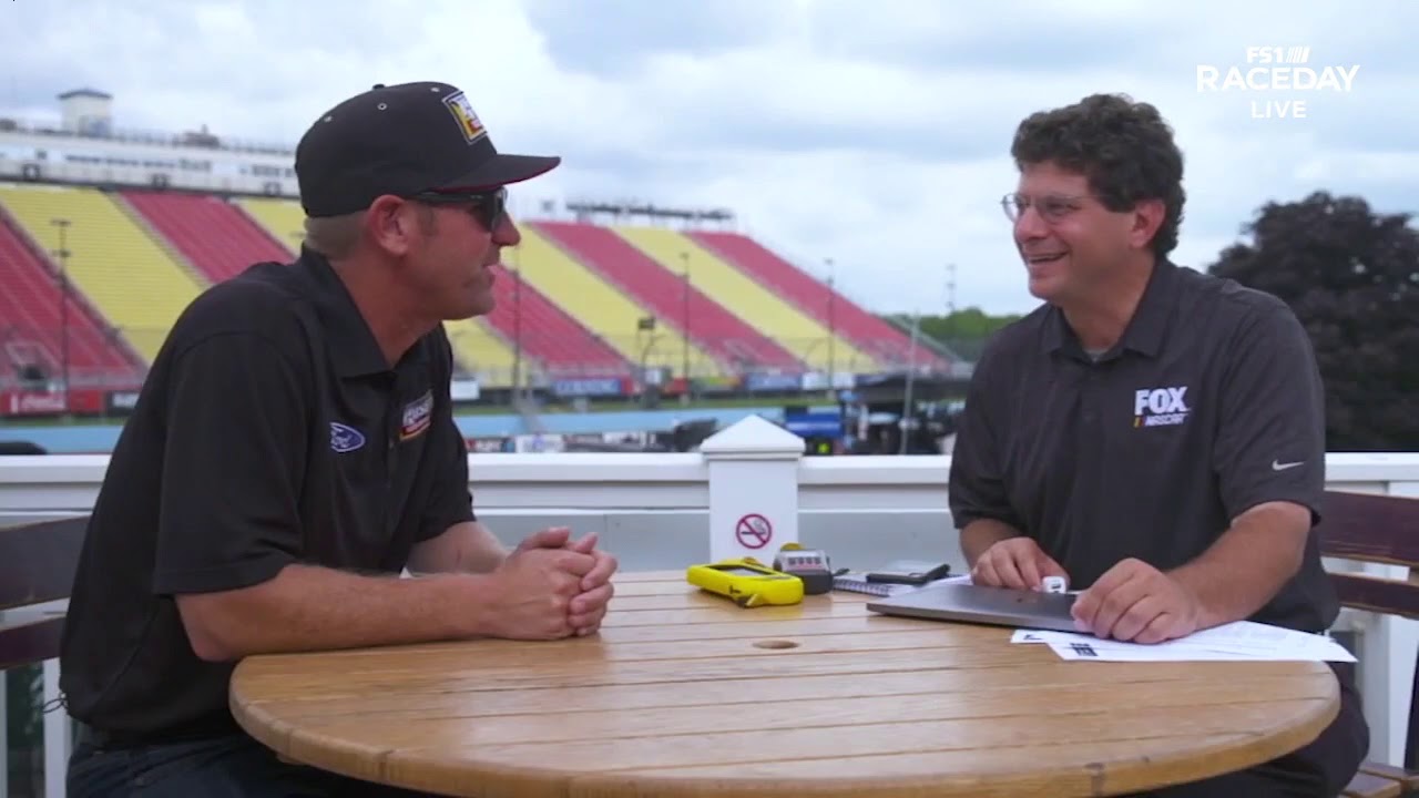 #NASCAR driver Clint Bowyer Interviews Fox Sports reporter Bob Pockrass ...