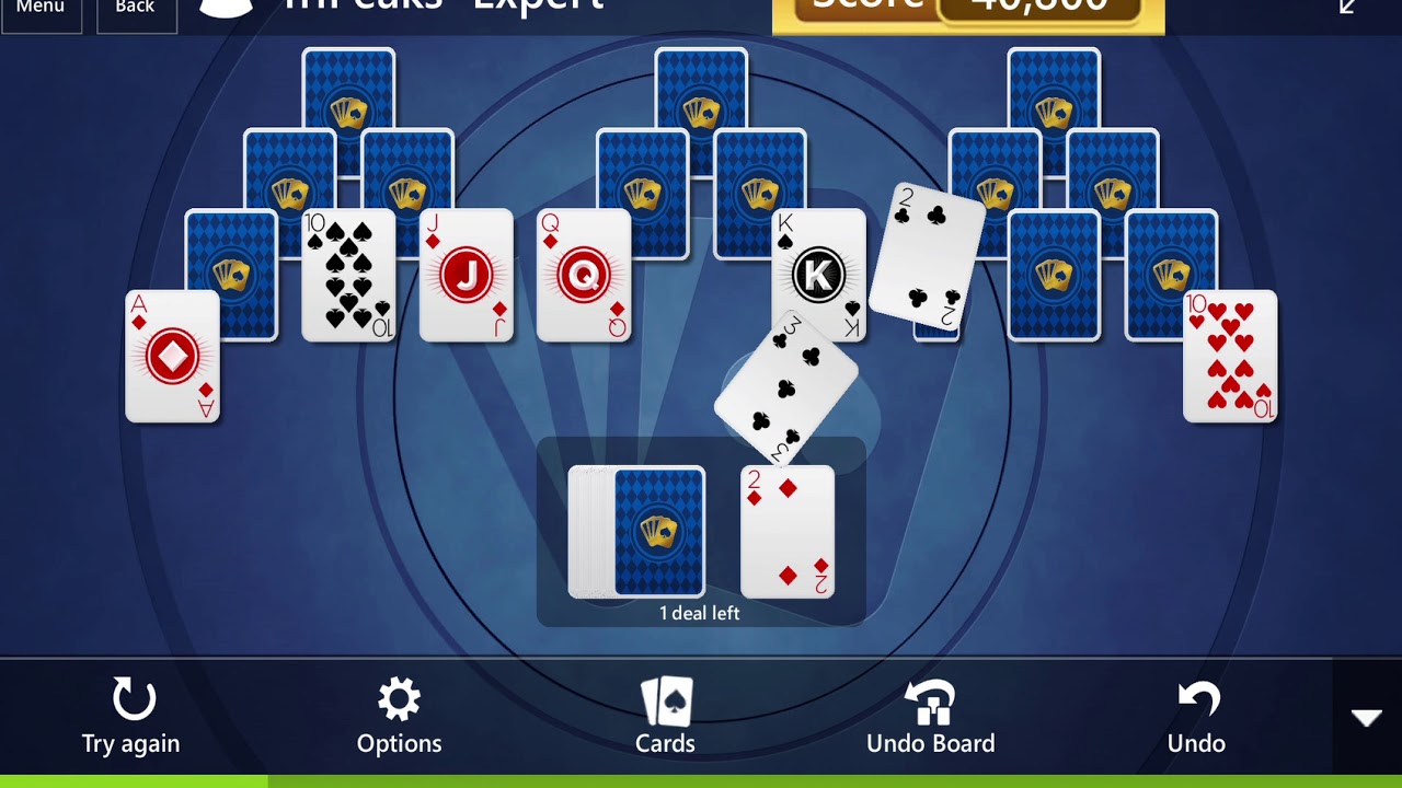 Microsoft solitaire collection star club tripeaks expert - studiospoj