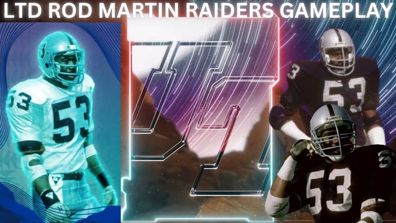 MADDEN 23 SUPERBOWL LTD ROD MARTIN GAMEPLAY RAIDERS THEME TEAM - YouTube