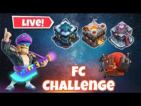 🔴 Live Coc FC CHALLENGE || COC LIVE STREAM | Clash Of Clans - YouTube