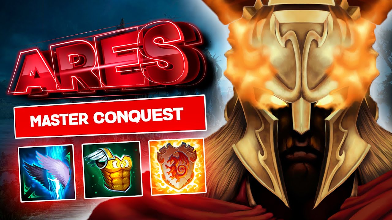 ARES SUPPORT - EL COOLDOWN NO ES DAÑO - SMITE Master Conquest - YouTube