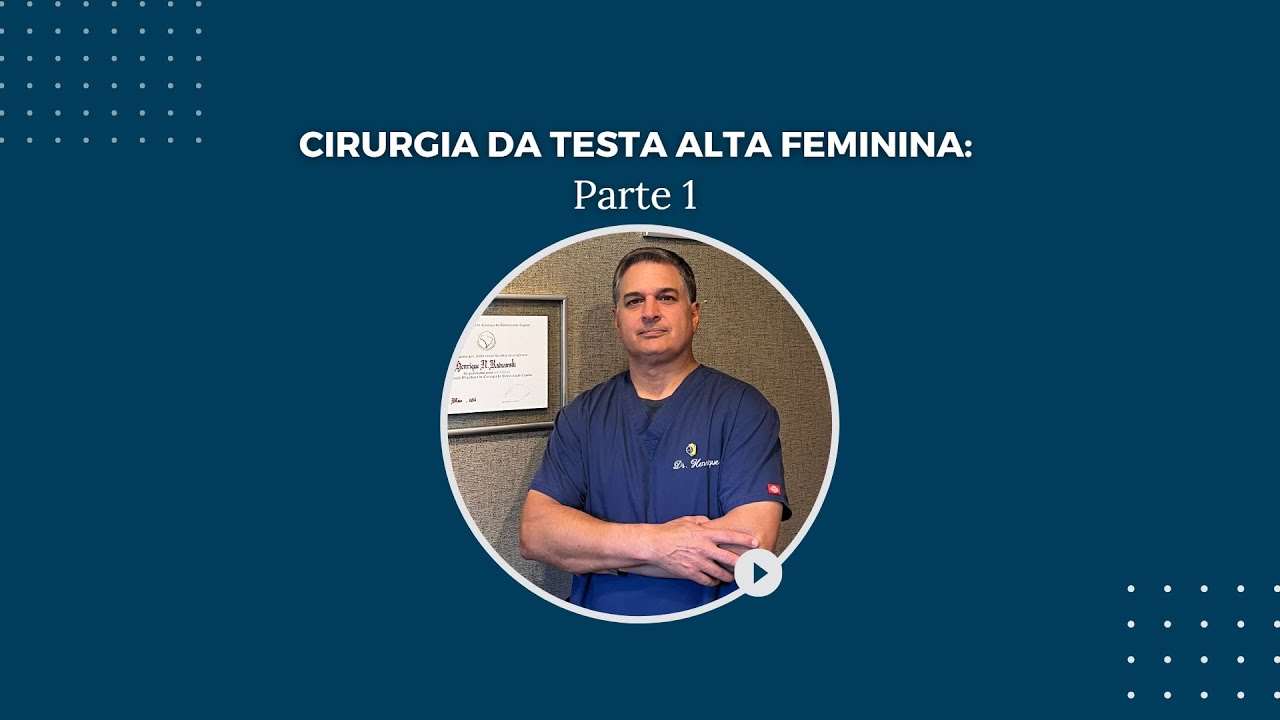 Cirurgia da testa alta feminina: Parte 1 - YouTube