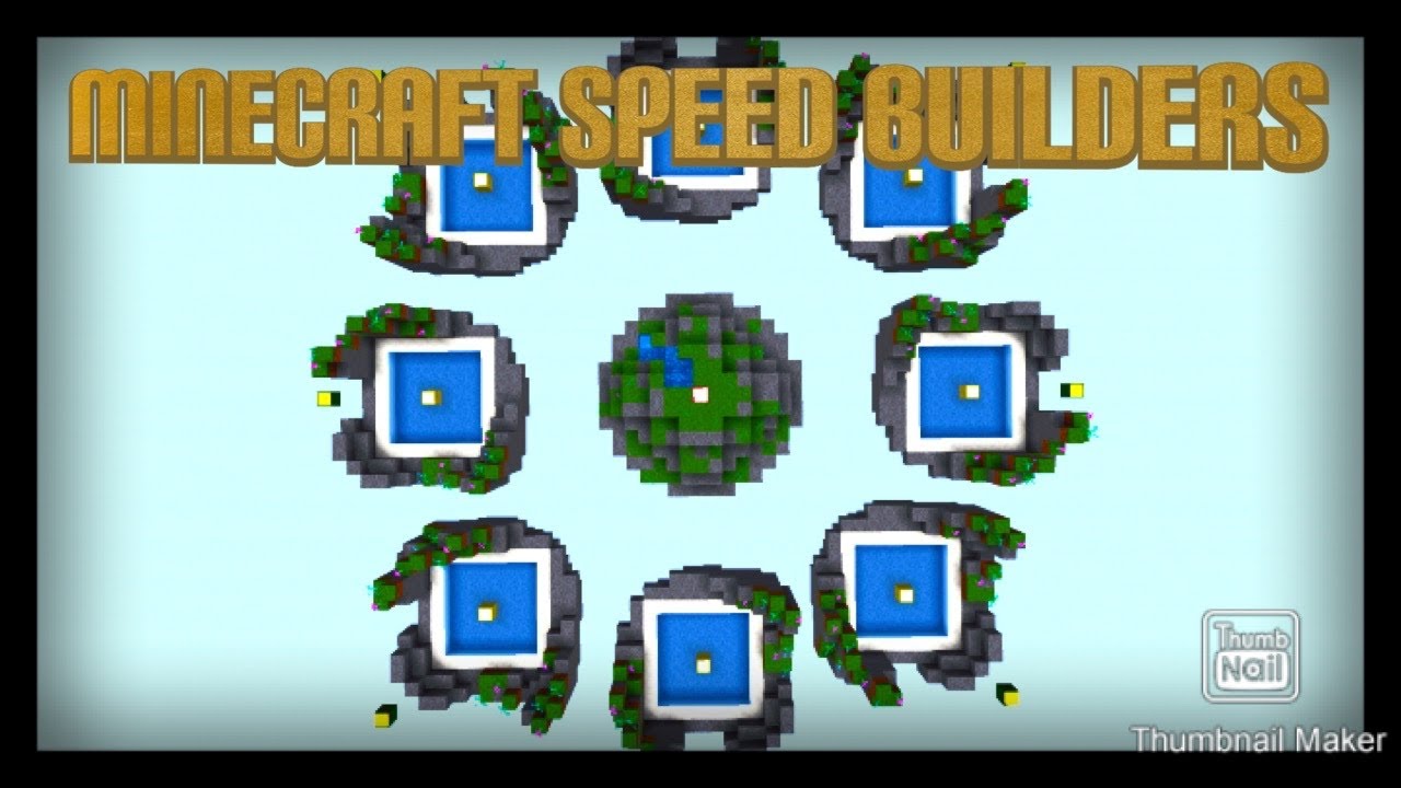 Minecraft speed builders - YouTube
