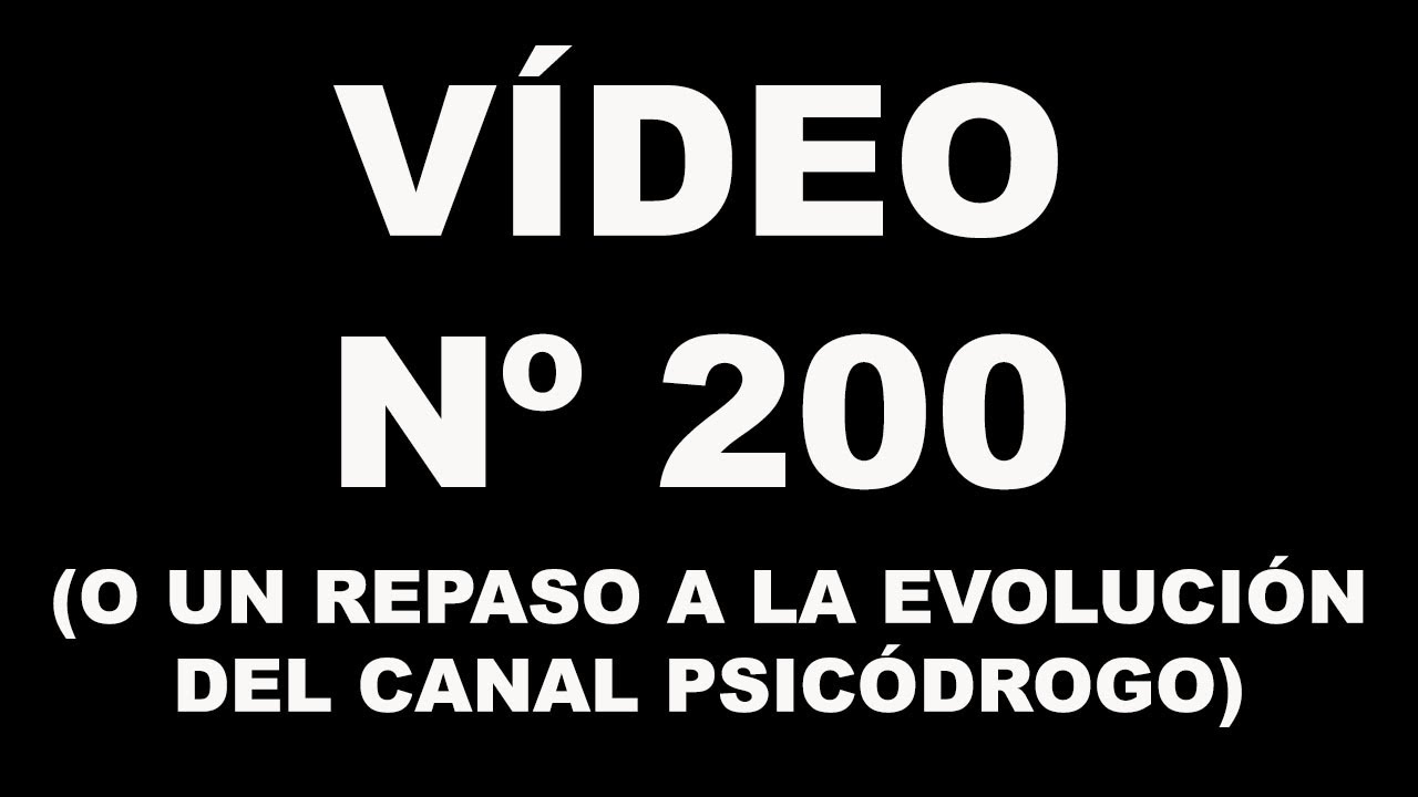 Especial VÍDEO Nº 200 (3 segundos de cada vídeo) - YouTube