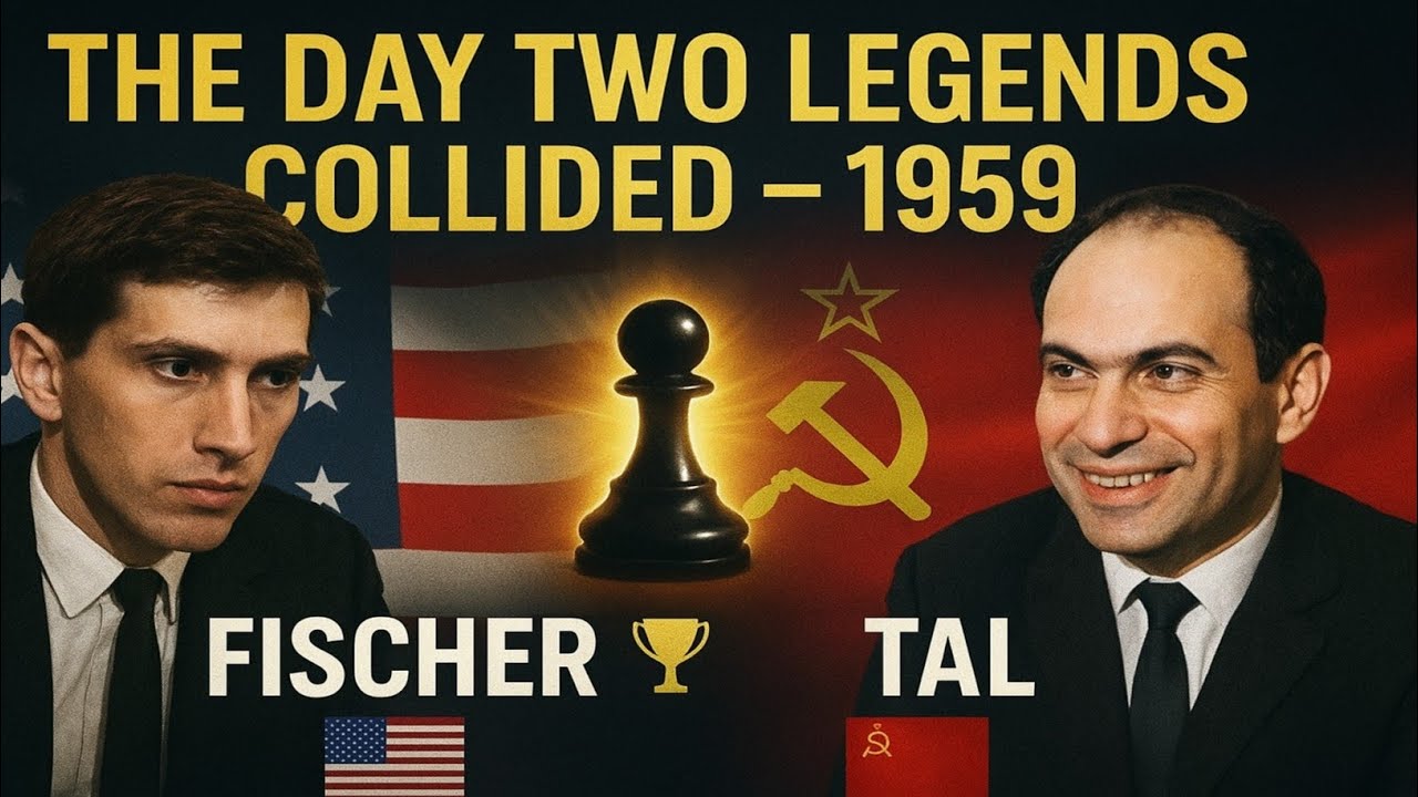 🇺🇸 Bobby Fischer vs Mikhail Tal 🇷🇺 | Candidates Tournament 1959 | Chess ...