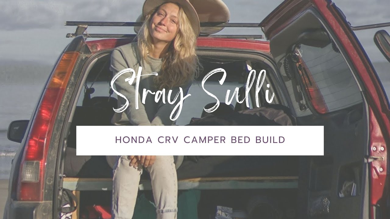 Quick Camp Bed Build in a Honda CRV - YouTube