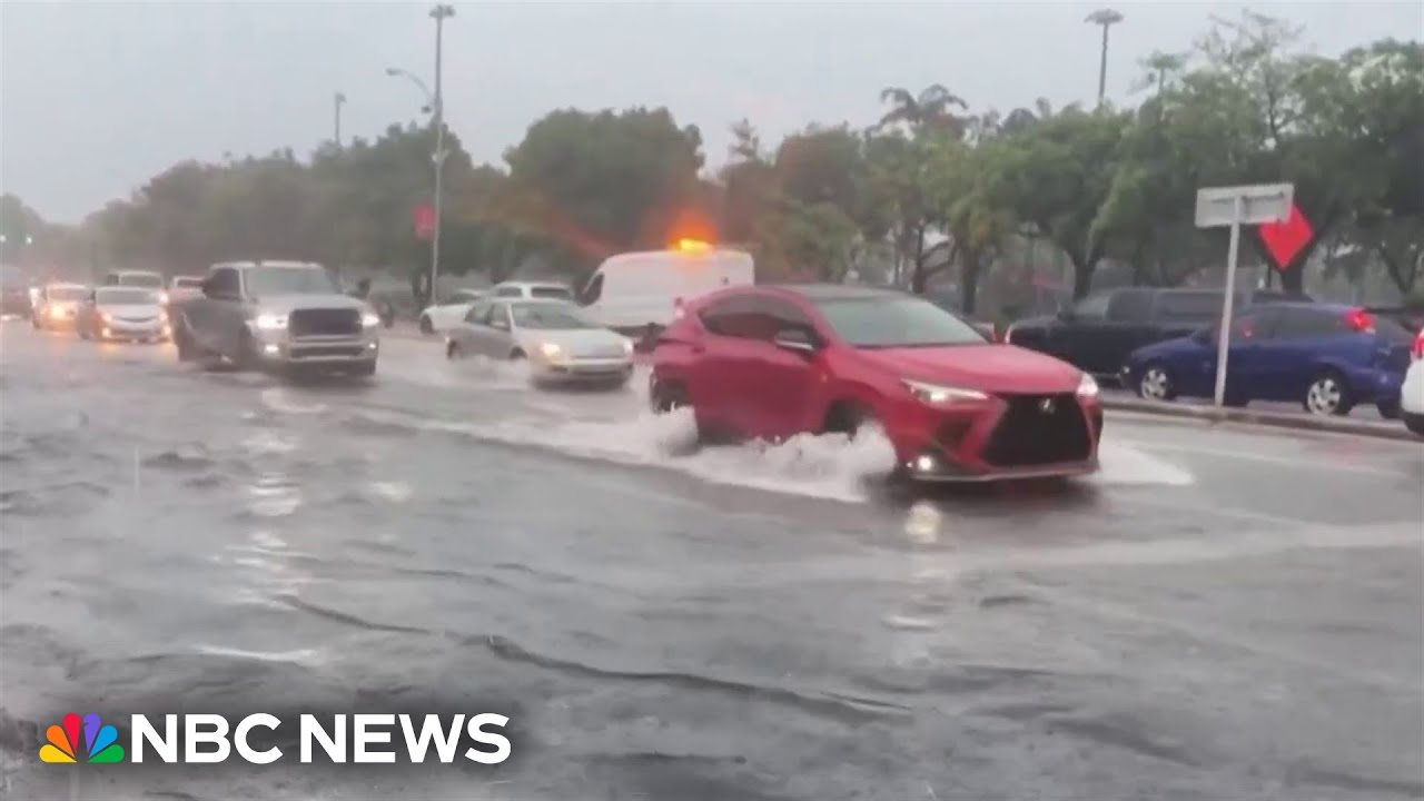 Severe storms cause flash flooding and heavy rain in southern Florida ...