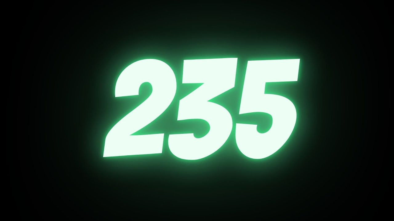 235 Seconds Countdown with Every Second Beeps | [03:55] 235s Timer Alarm Loud Noise When Ends ...