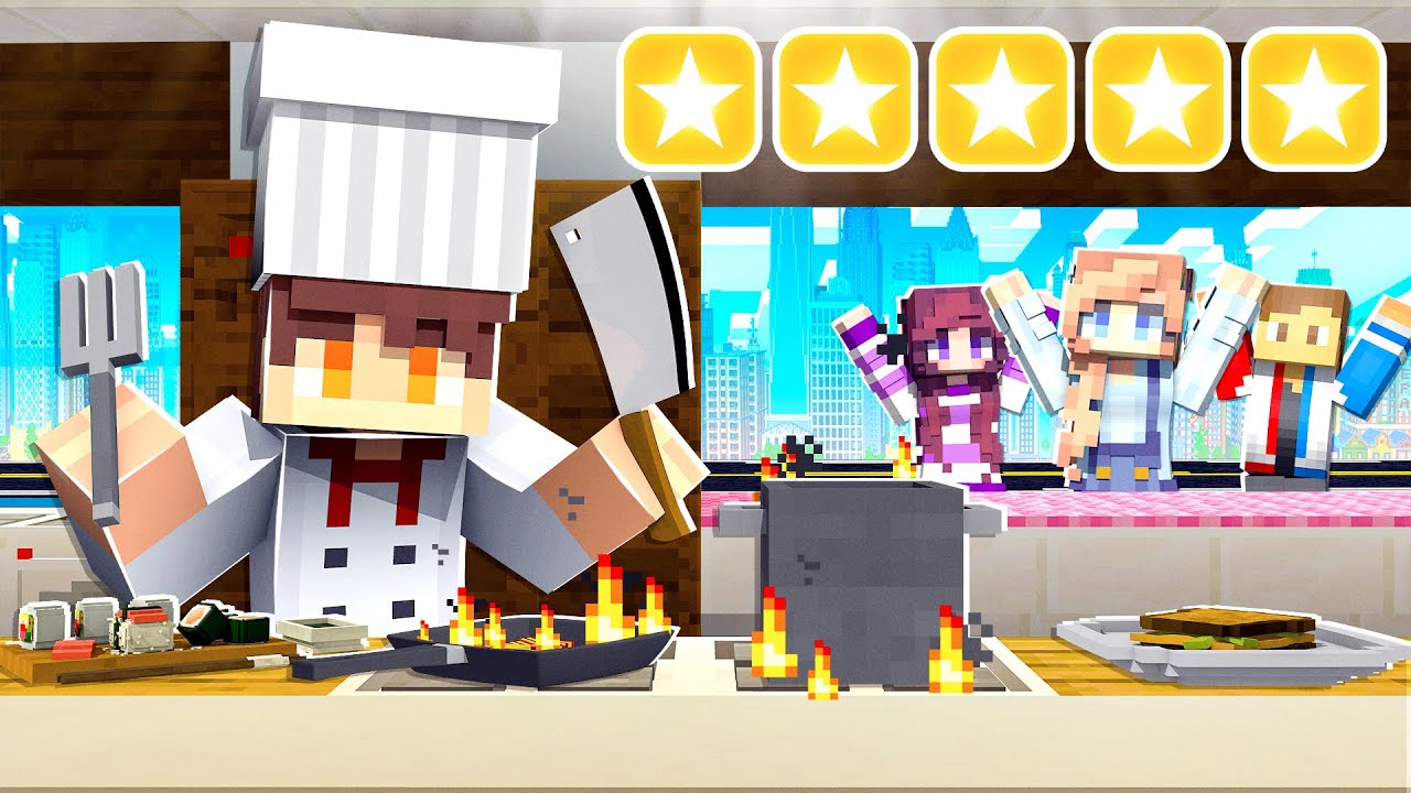 I Became a FAMOUS CHEF in Minecraft! - YouTube