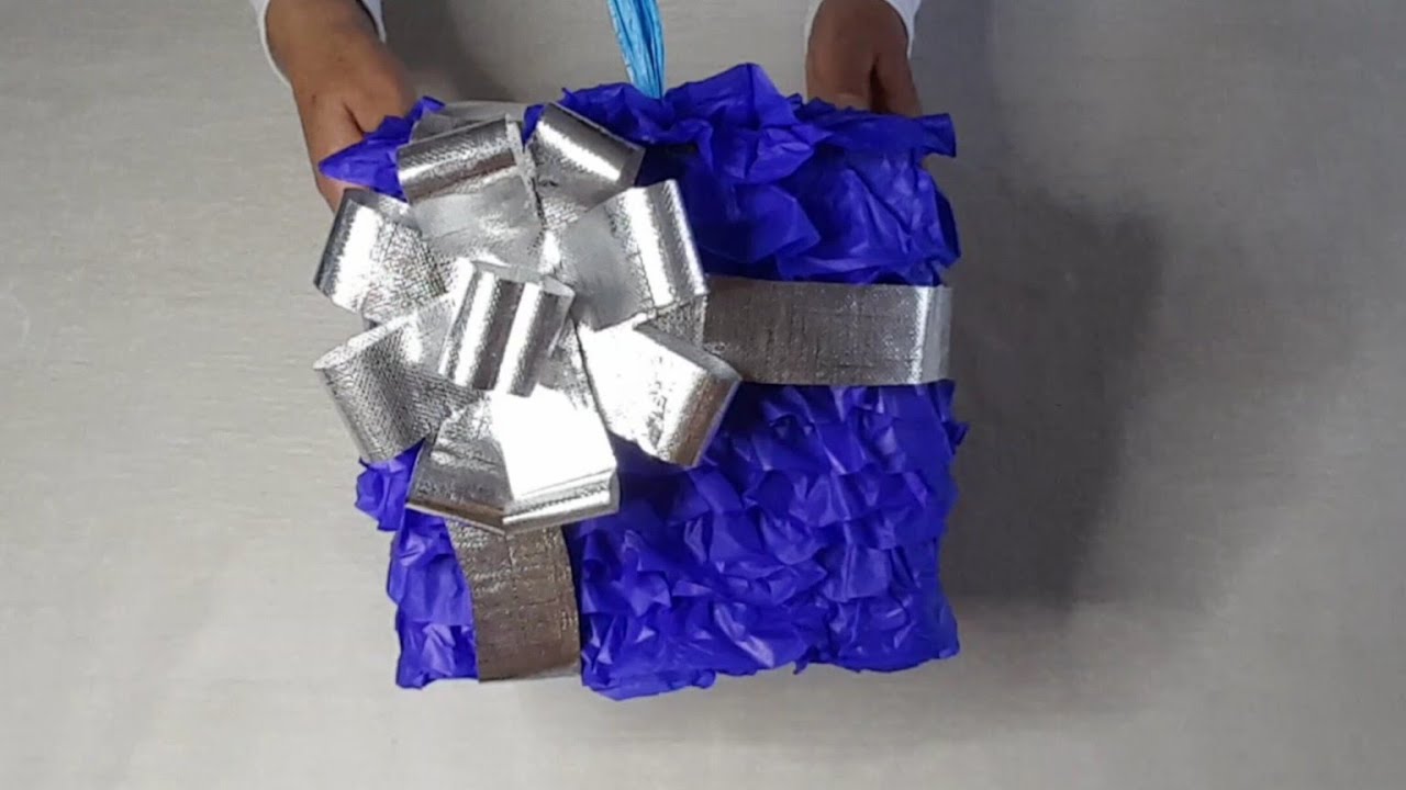 CÓMO HACER UNA PIÑATA DE CARTÓN♻️ MUY BARATA (figura de regalo) - YouTube