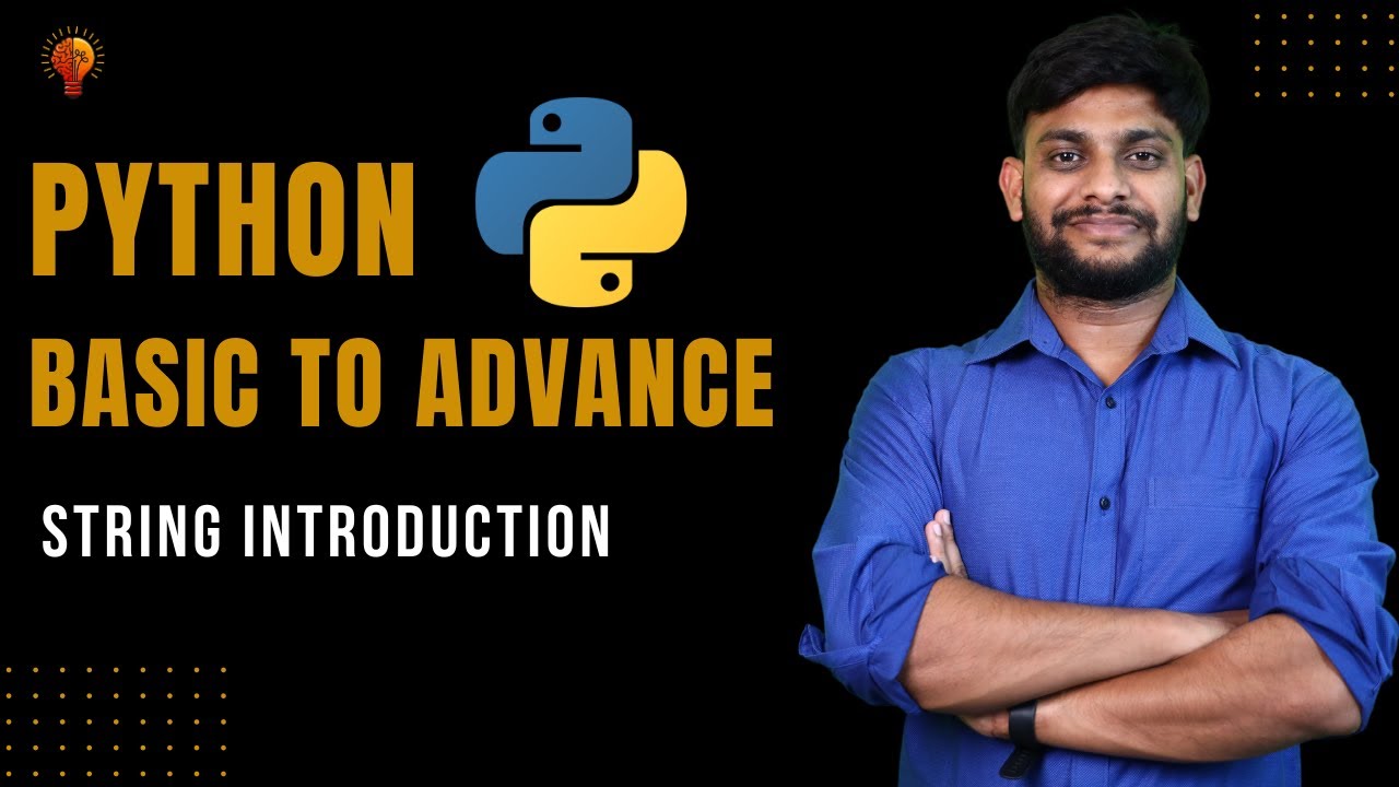 String Introduction Python Beginner To Advance Python Tutorial 3837