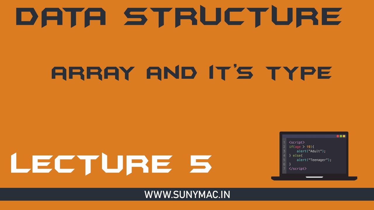 DATA STRUCTURE ARRAY AND ITS TYPES LECTURE 5 SUNNY MAC CHANNEL data-structure-array-and-its-types-lecture-5-sunny-mac-channel