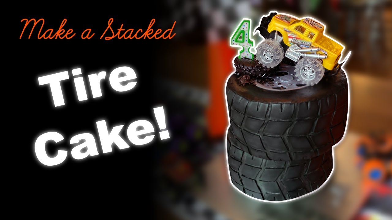 How to Make a Tire Cake | 3D Cake Tutorial - YouTube
