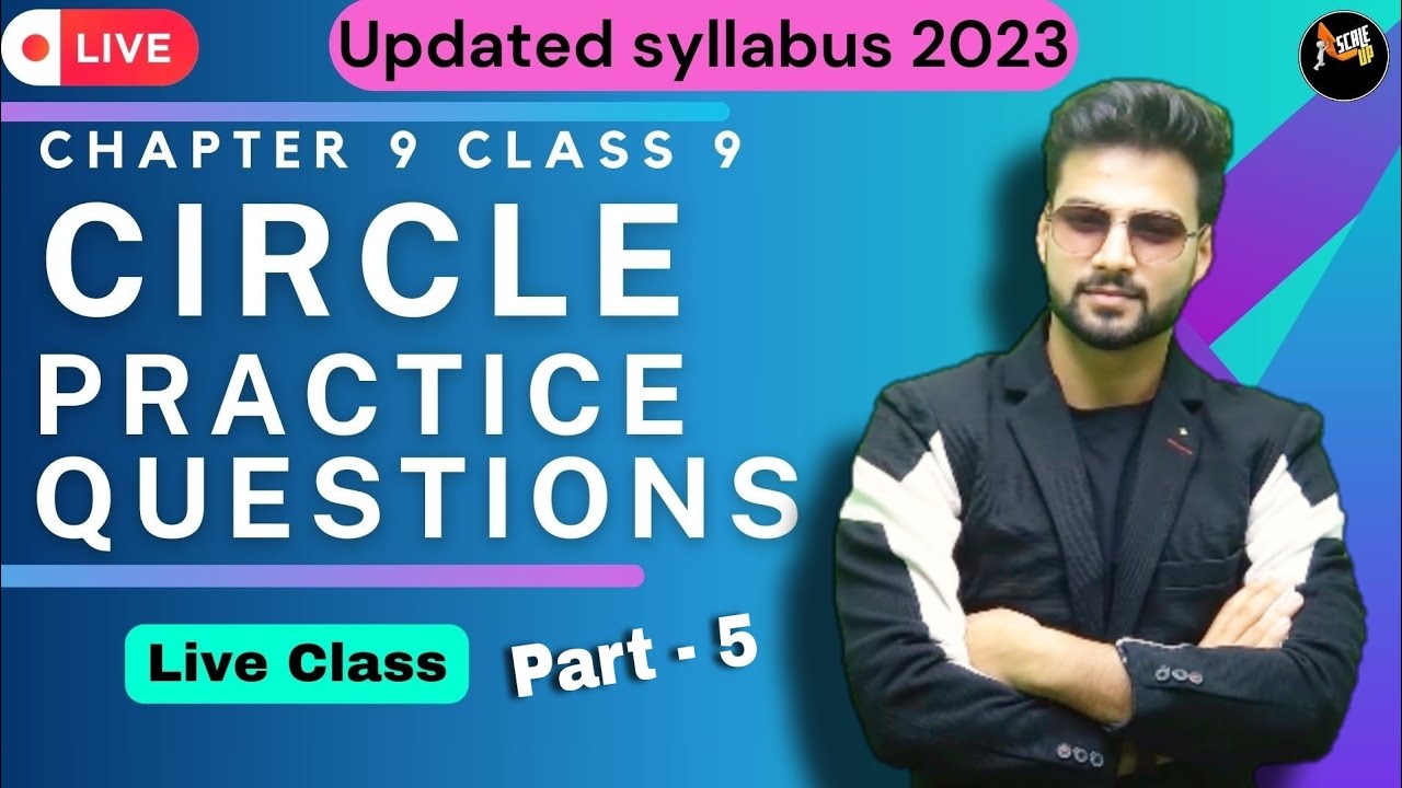 Practice Questions Mcq S Part 5 Circle Chapter 9 Class 9th Maths Ncert Cbse 2023
