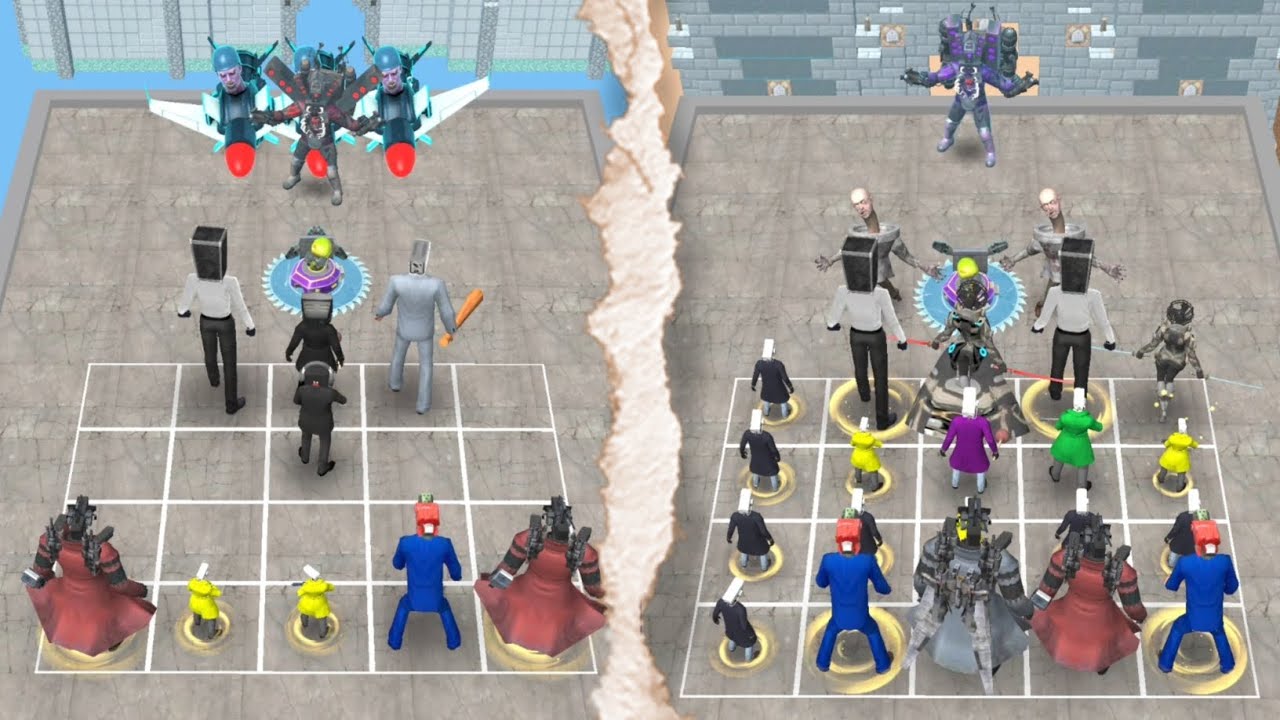 Merge skibidi Battle Final: Skibidi Soldier Skibidi Astron Gman Vs ...