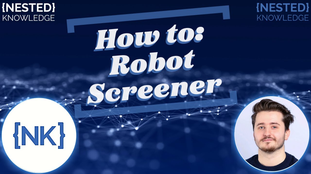 How to Use Robot Screener to Speed Up Your Systematic Review - YouTube
