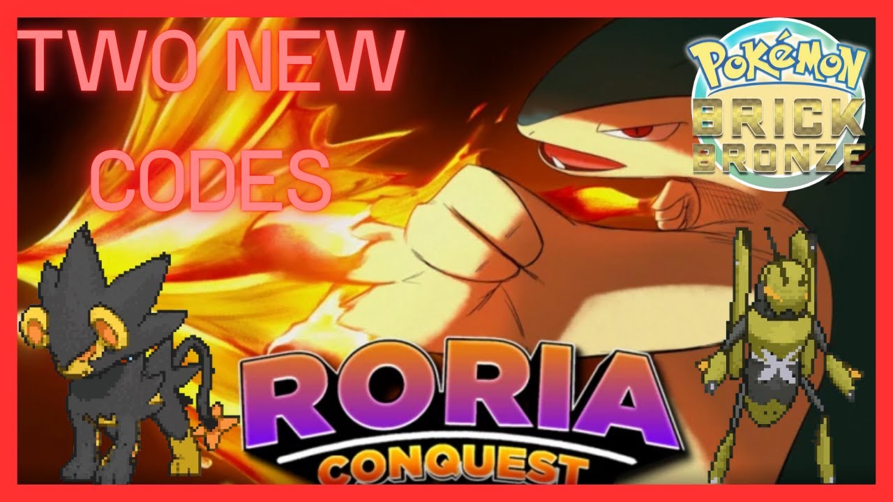 TWO NEW CODES! Roria Conquest / Pokemon Brick Bronze # ...