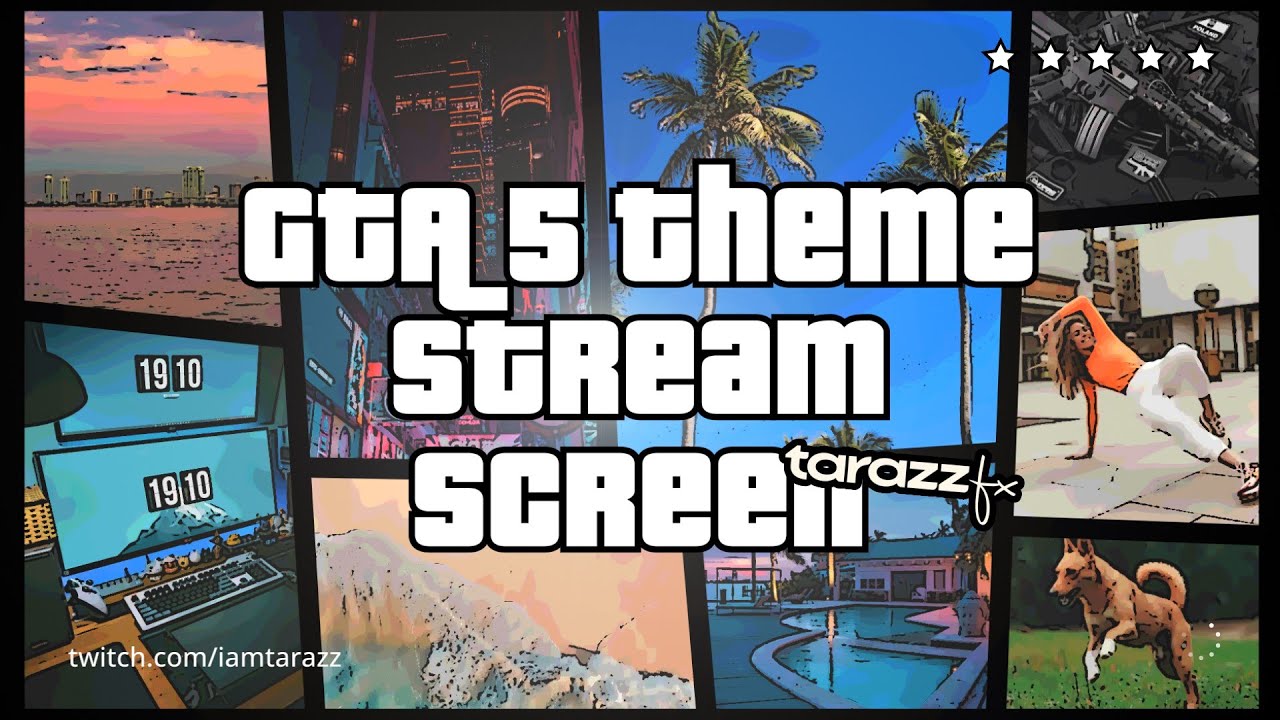 GTA 5 Stream Screen Package - YouTube