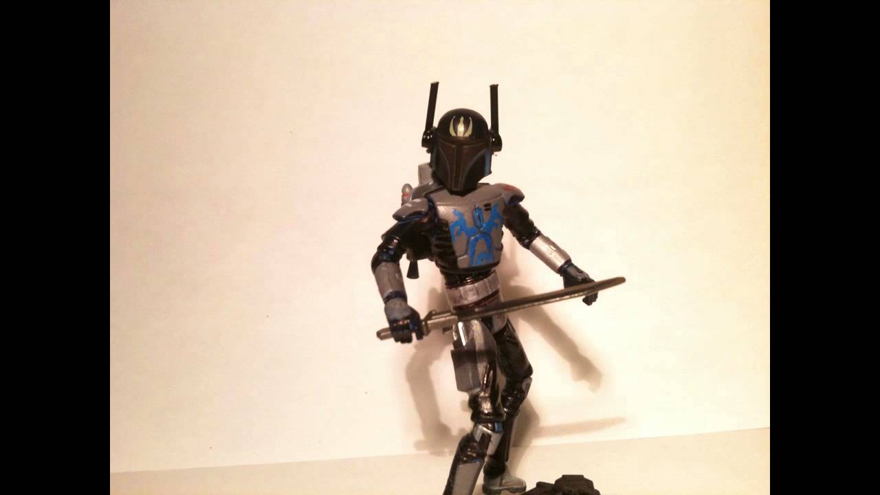 Star Wars The Clone Wars Custom Pre Vizsla Figure, Season 5 - YouTube