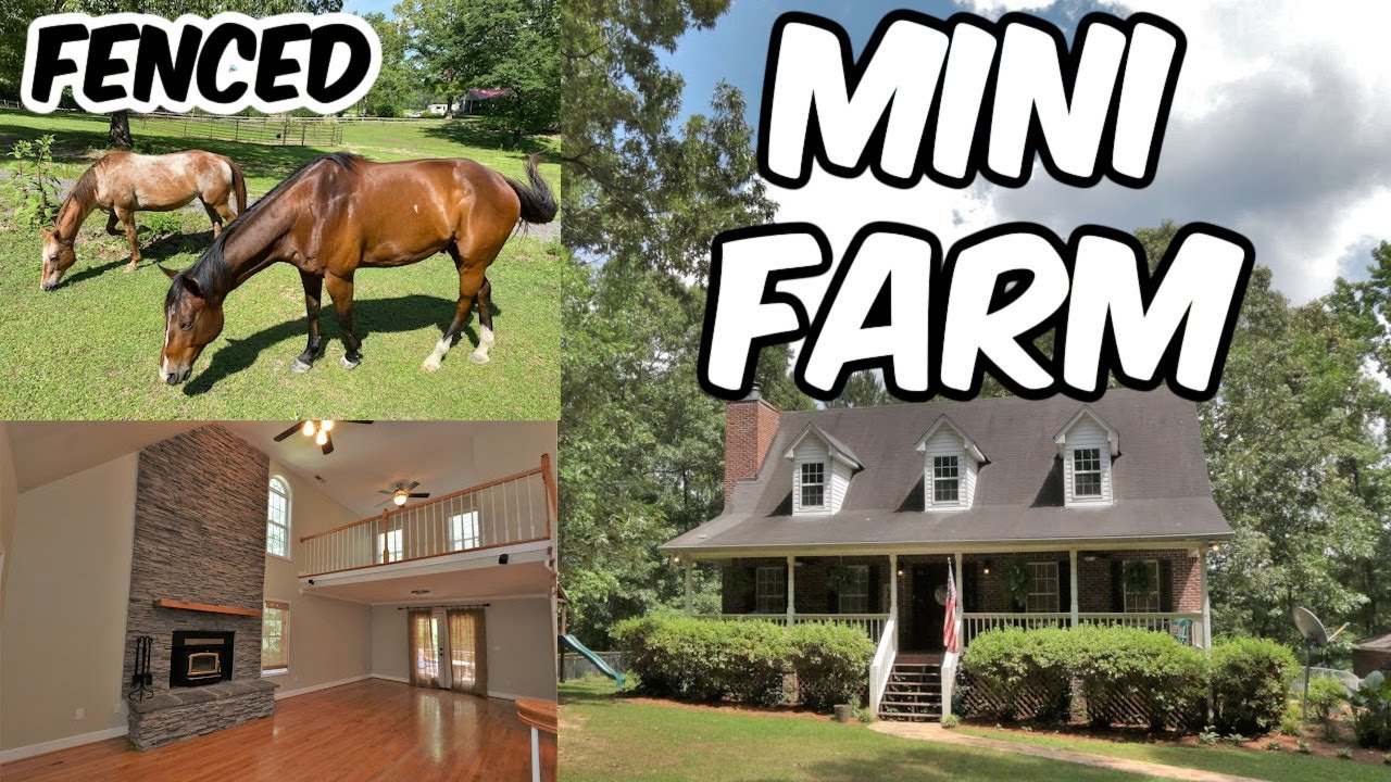 Multiple Home Sites- Mini Farm Home and land for sale on 10 acres - YouTube