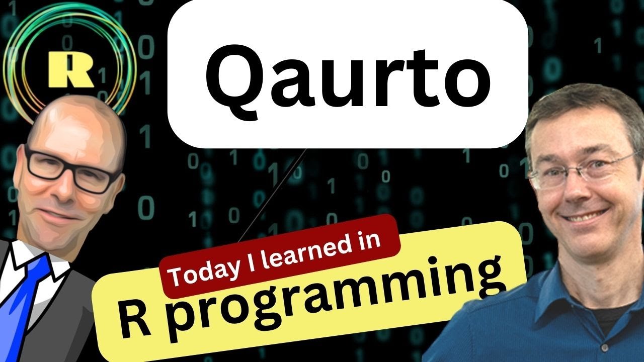 Today I learned in R: Quarto books - YouTube