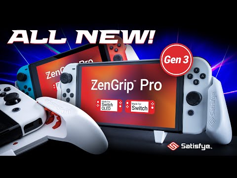 The all new Satisfye ZenGrip Pro for Switch & Switch OLED (New 2022)