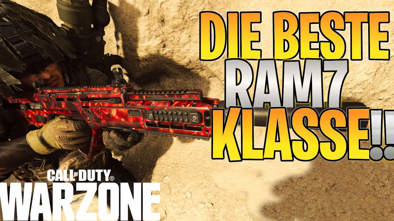 DAS BESTE RAM-7 SETUP IN WARZONE | Die Besten Aufsätze für die RAM7 ...