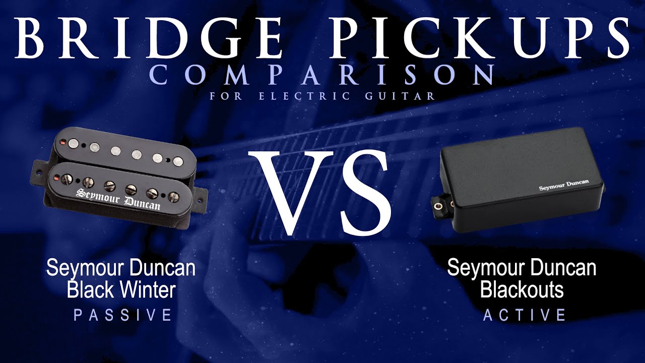 Seymour Duncan BLACK WINTER vs BLACKOUTS - Bridge Pickup Guitar Tone ...