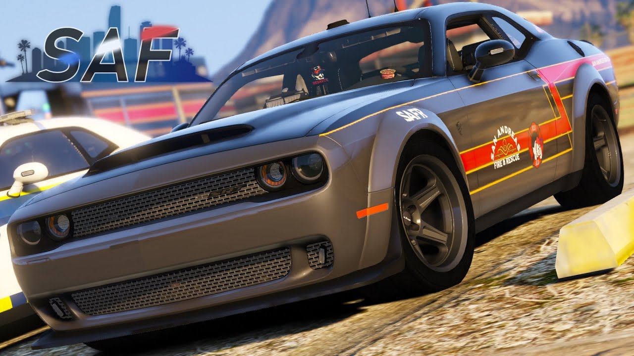 SA'F #390 - Dodge Challenger, The Speed DEMON Awakens! | GTA V RP ...