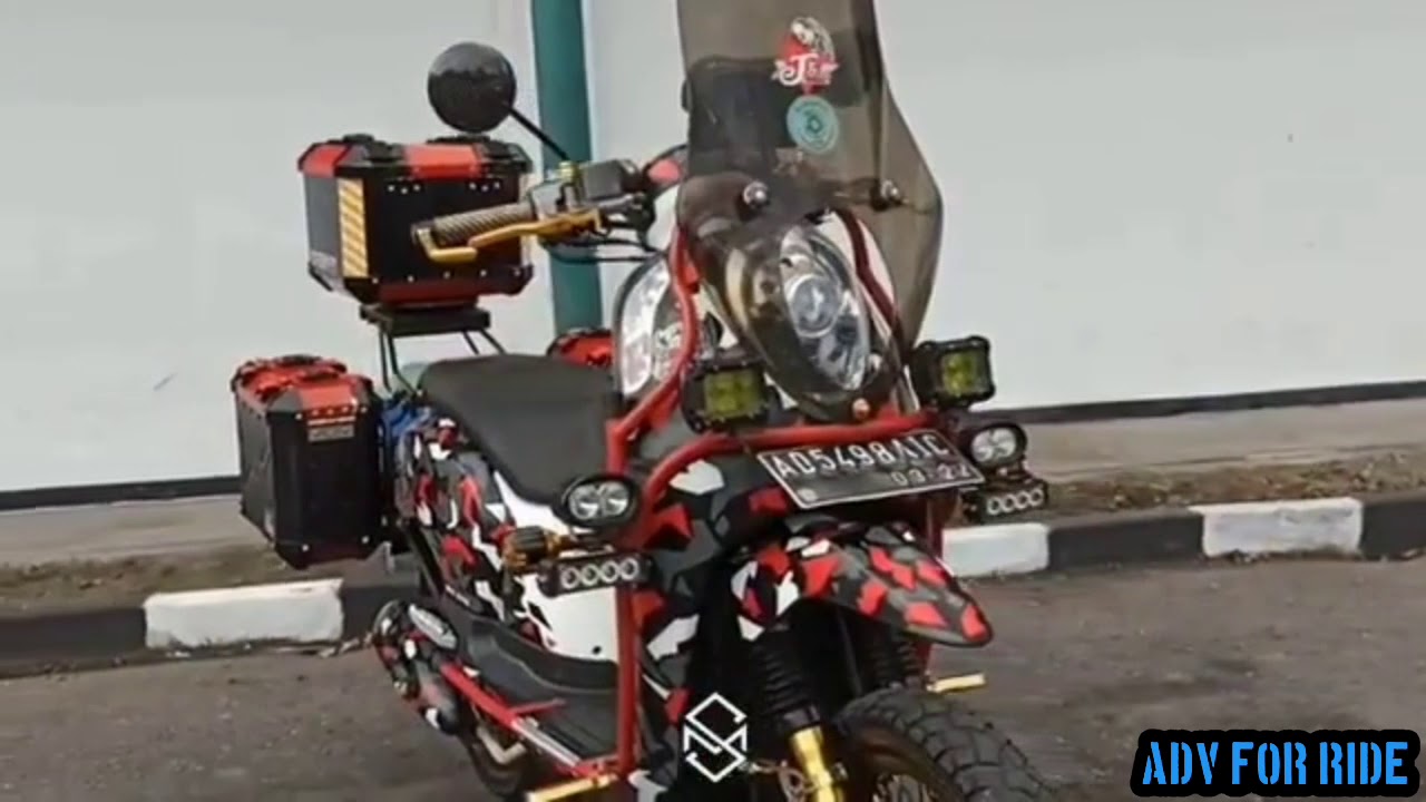 MODIF SCOPPY TOURING ADVENTURE || CB 150 R - YouTube