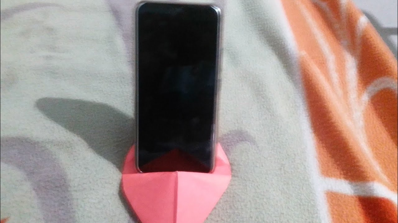 Easy paper phone stant #crazy craft of kukku. - YouTube