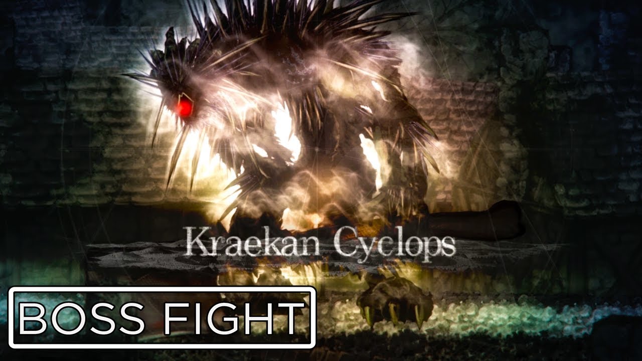 Salt and Sanctuary - Kraekan Cyclops Boss Fight - YouTube