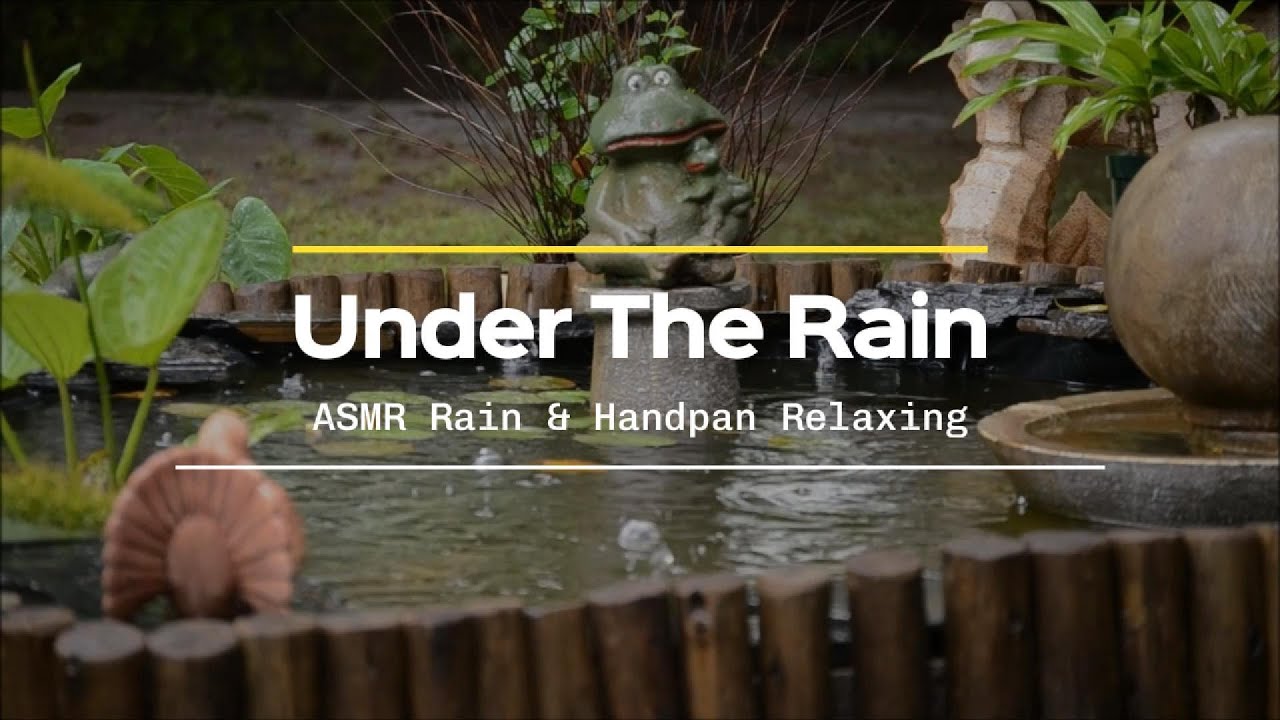 1 Hour ASMR Rain Sounds and Handpan Music l 1111Hz Healing - YouTube