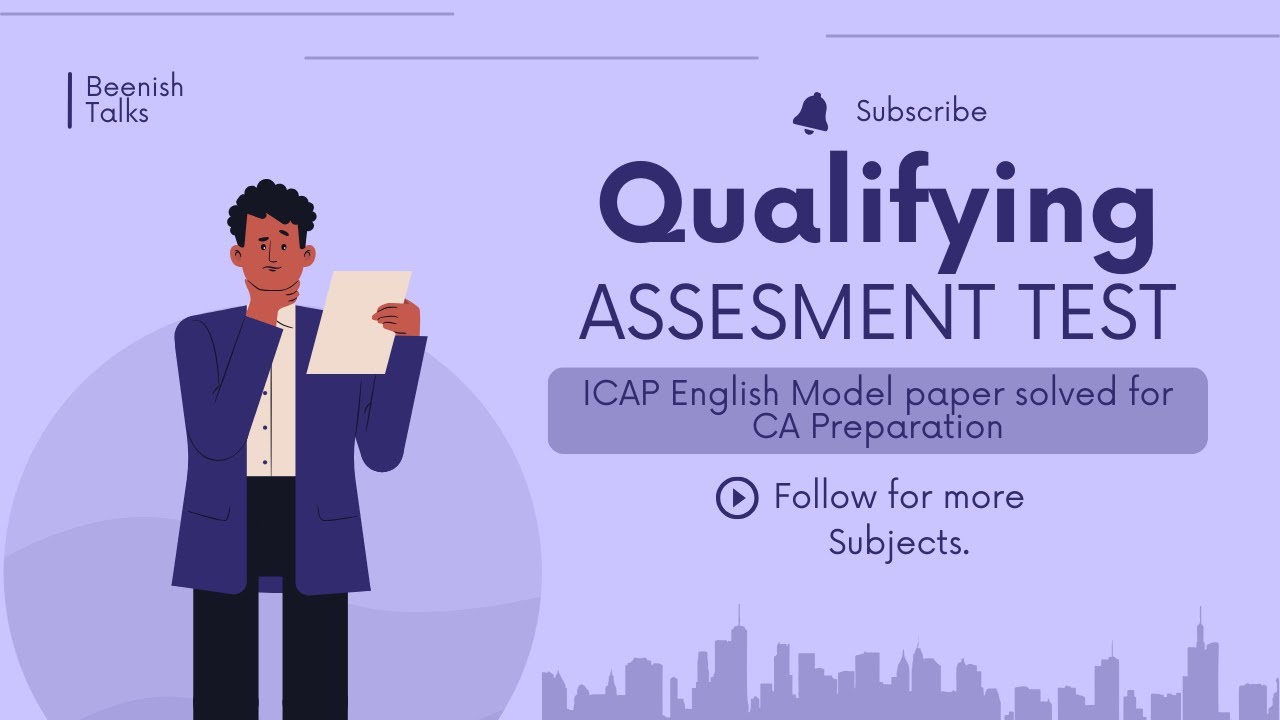 Qualifying Assesment test prepation, Model paper, Icap Model paper ...