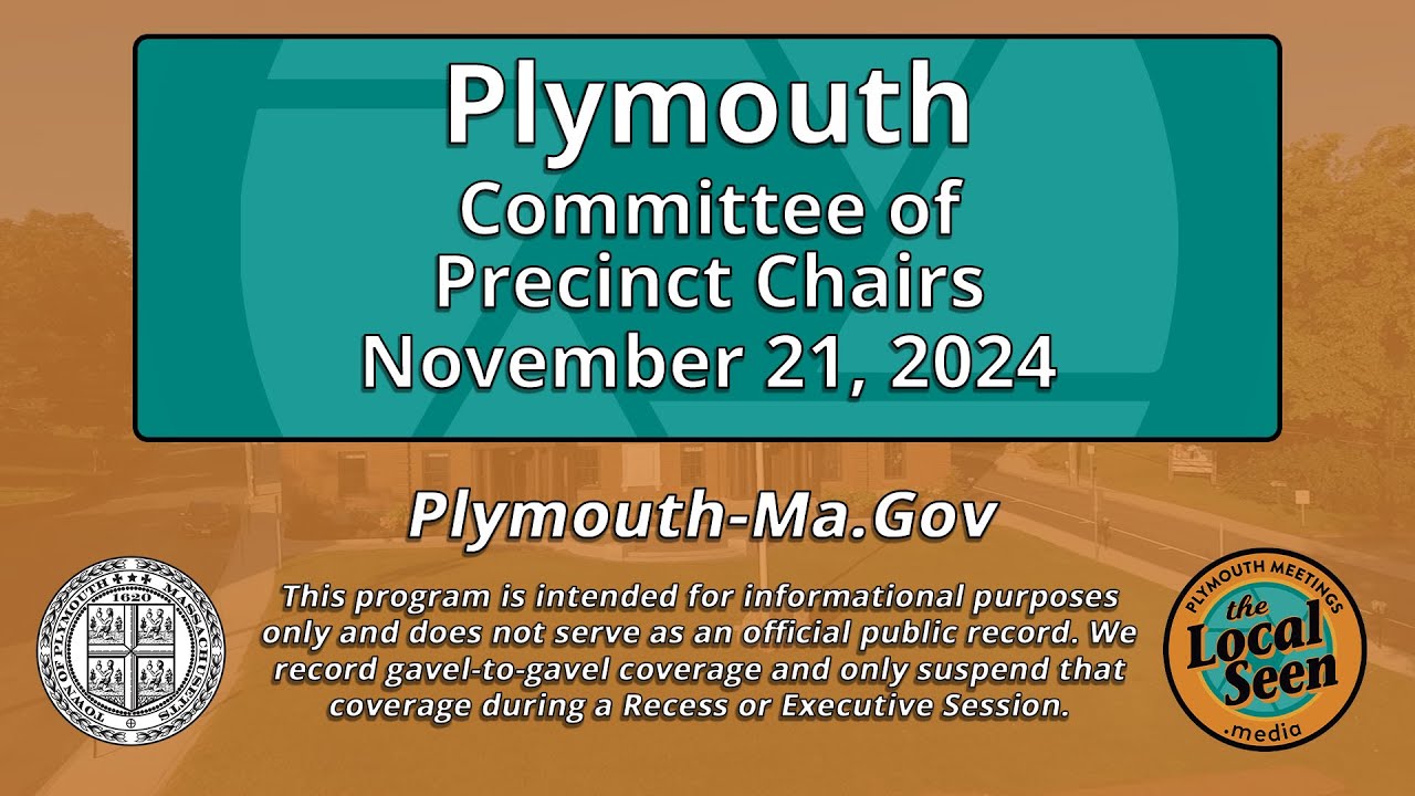 Plymouth Committee of Precinct Chairs: 11/21/2024 - YouTube