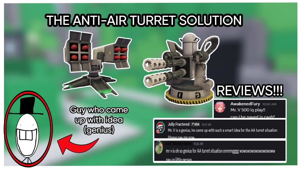 How to Solve the AA Turret Situation (500+ IQ) | TDX - YouTube