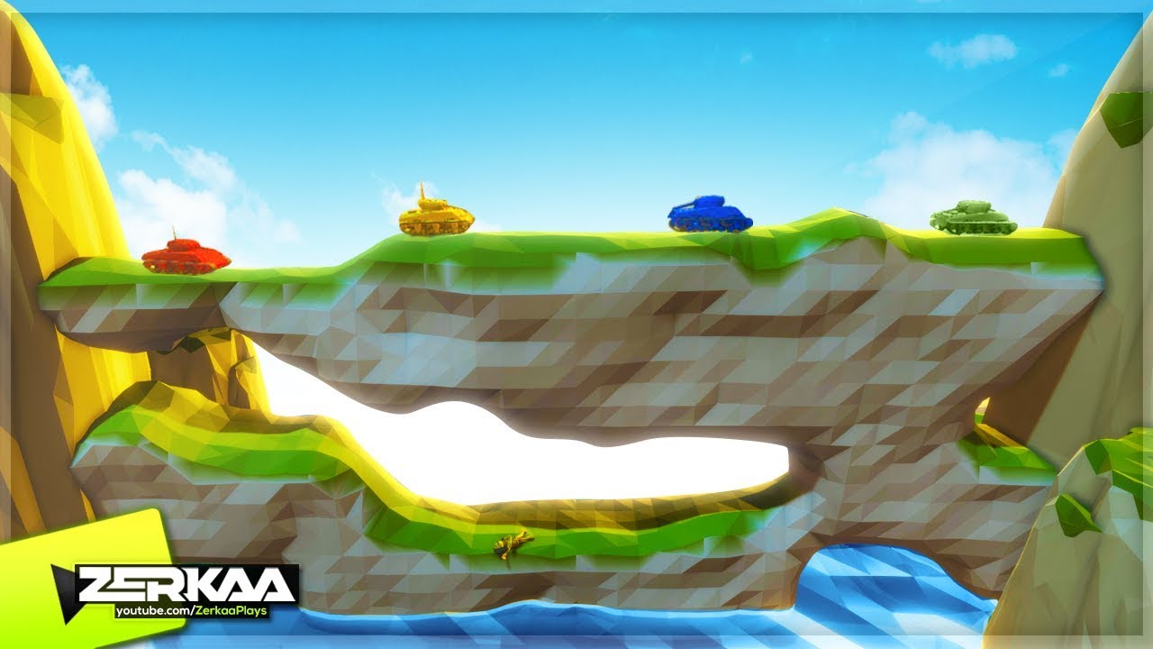 The LAST Tank Left on the Platform WINS! (Pummel Party) - YouTube